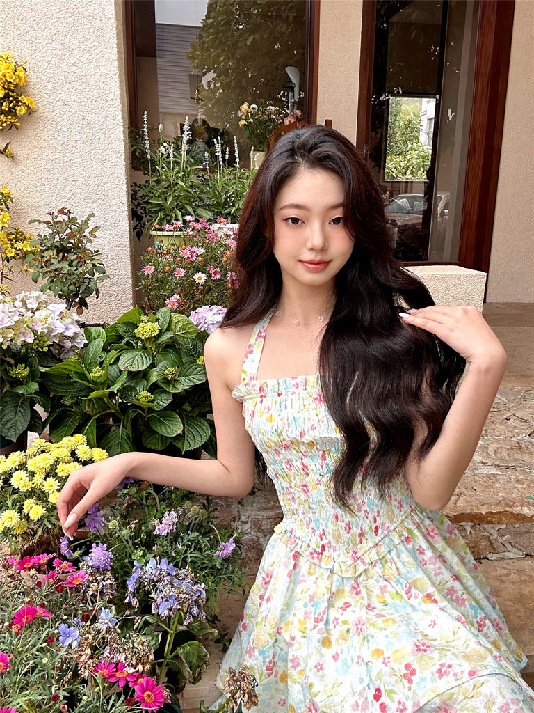 Pastel Lover Halter Dress ~ HANDMADE – Pellucid