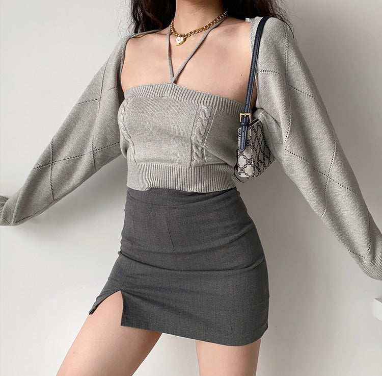 Deja Vu Knit 2-Piece Set – Pellucid