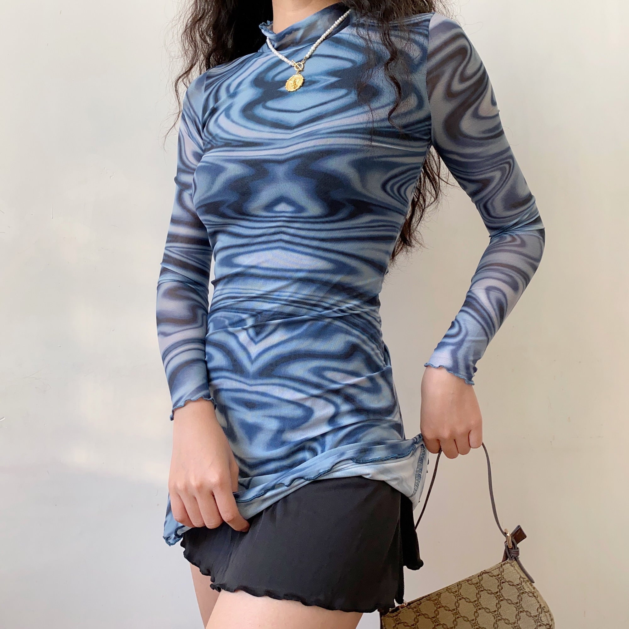 DIY Tie Dye Mesh Dress ~ HANDMADE – Pellucid