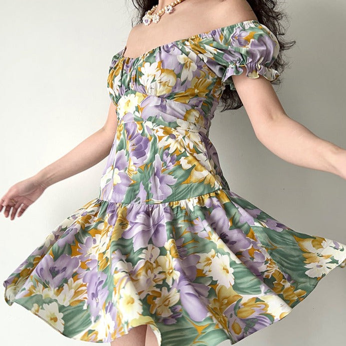 Flora Oil Painting Dress ~ HANDMADE – Pellucid