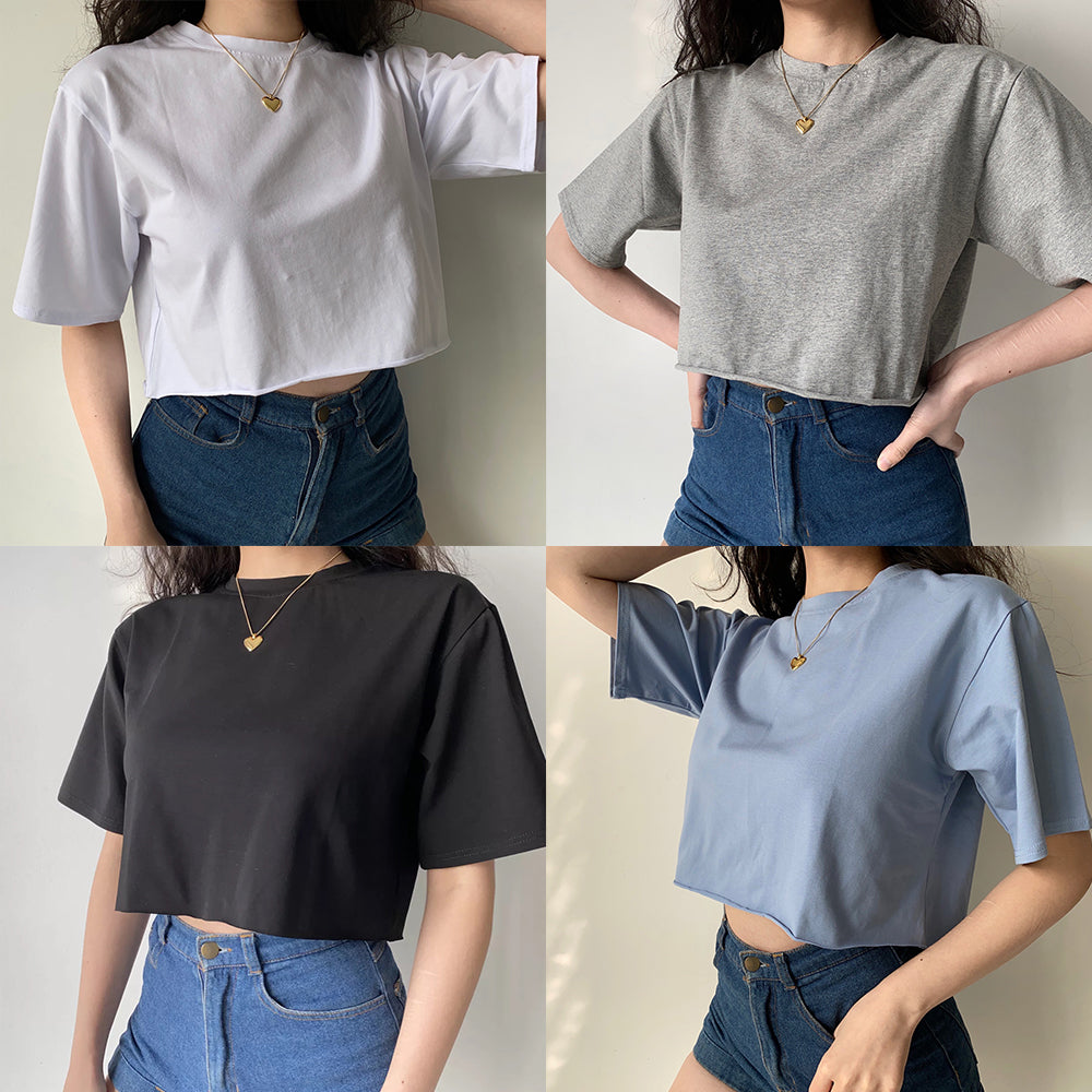 Dance Scene Loose Crop Top – Pellucid