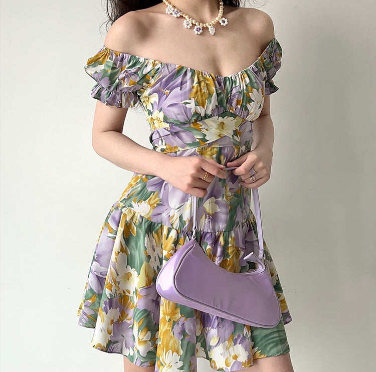 Flora Oil Painting Dress ~ HANDMADE – Pellucid