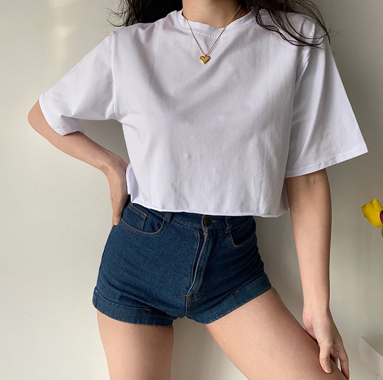 Dance Scene Loose Crop Top – Pellucid