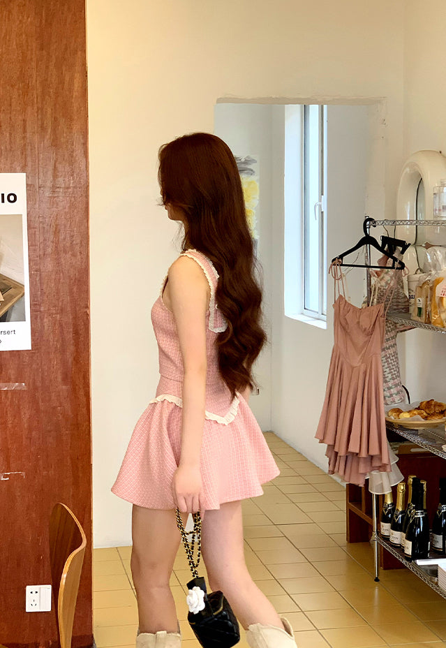 Peach Garden Two-Piece Set ~ HANDMADE – Pellucid